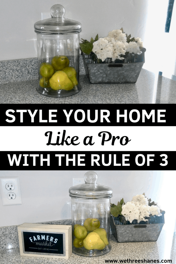 Decorating with the Rule of Three | We Three Shanes