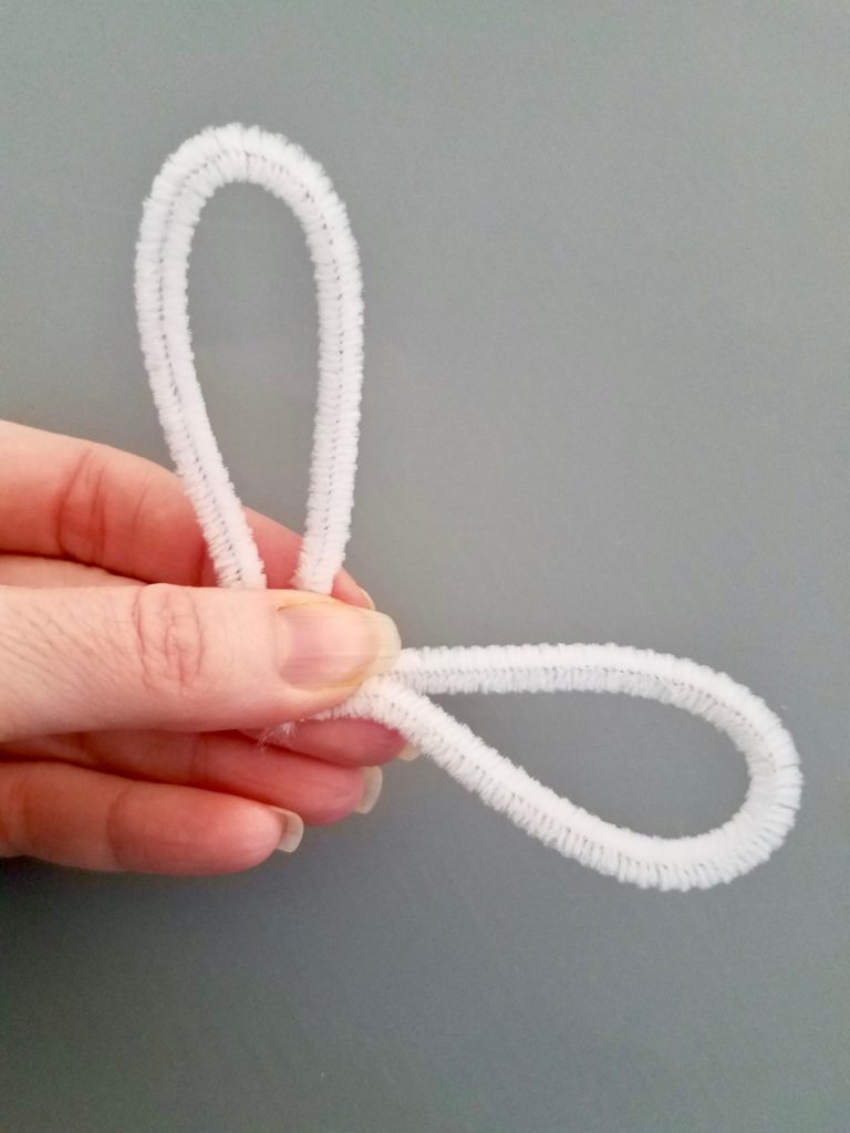 Wood Bead and Pipe Cleaner Bunny | We Three Shanes