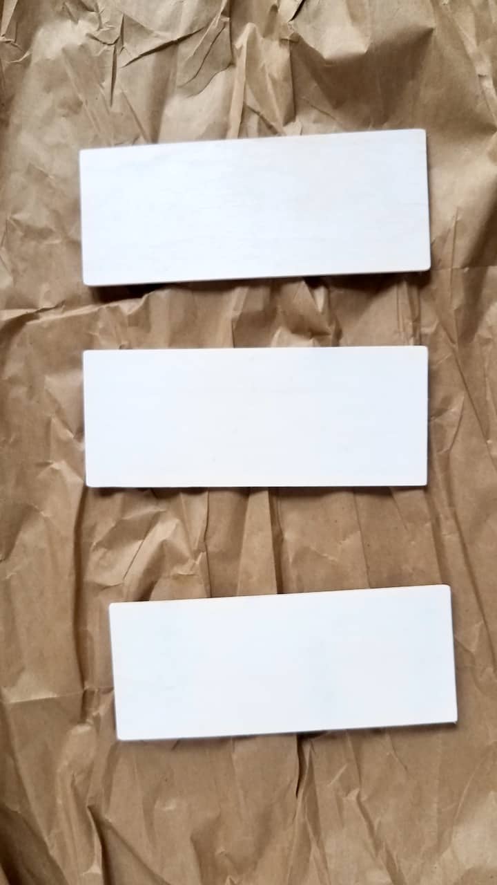 DIY Wood Slat Sign Using A Dollar Tree Calendar | We Three Shanes