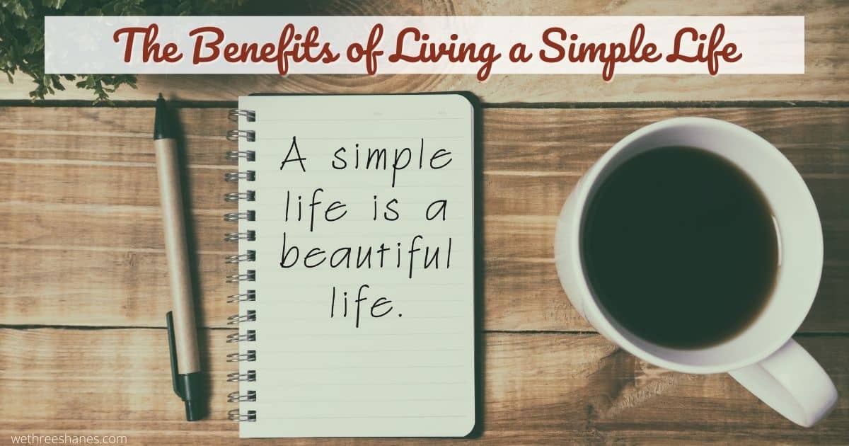 The Many Benefits of Living a Simple Life | We Three Shanes