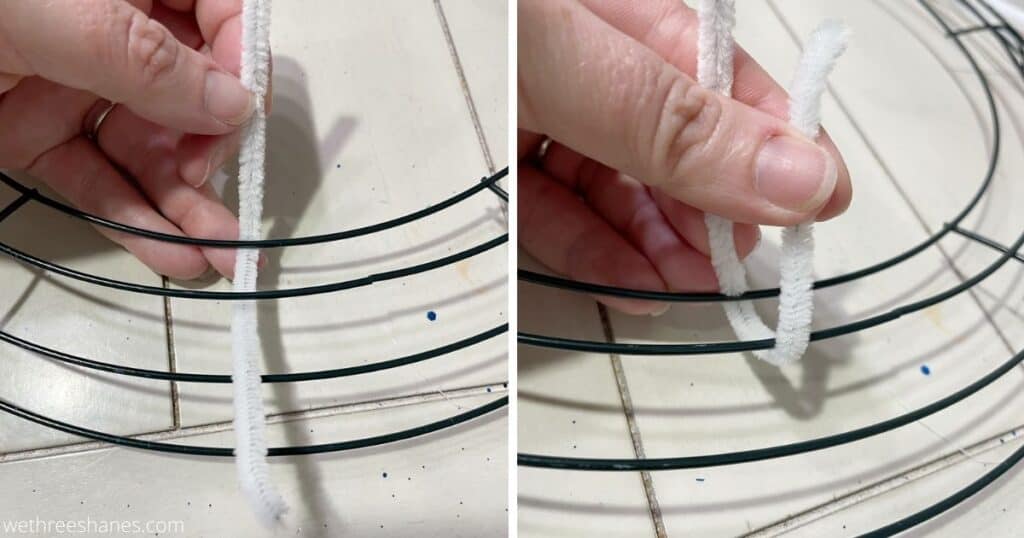 DIY Patriotic Deco Mesh Wreath For Cheap | We Three Shanes