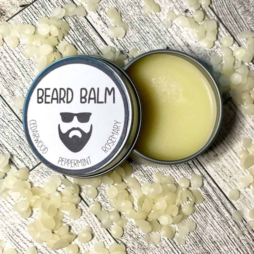 Easy DIY Beard Balm Recipe (Natural Conditioning Wax) | We Three Shanes
