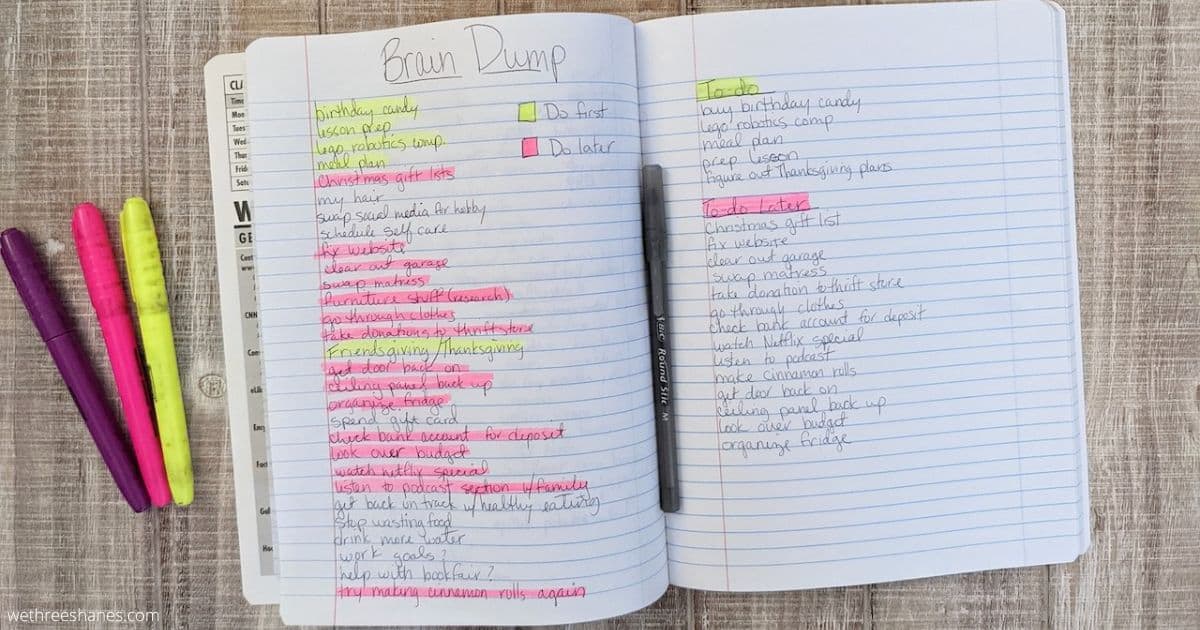 Brain Dump: The Simple Technique That Will Declutter Your Mind | We ...