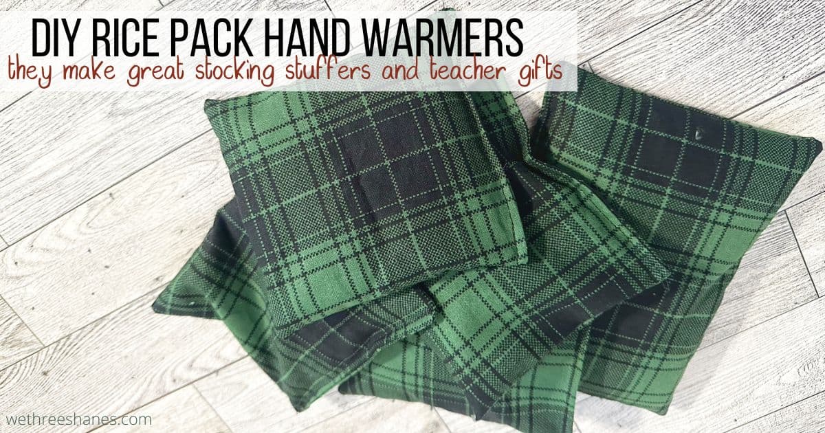 How to Make a Homemade Rice Pack for Heating or Cooling | We Three Shanes