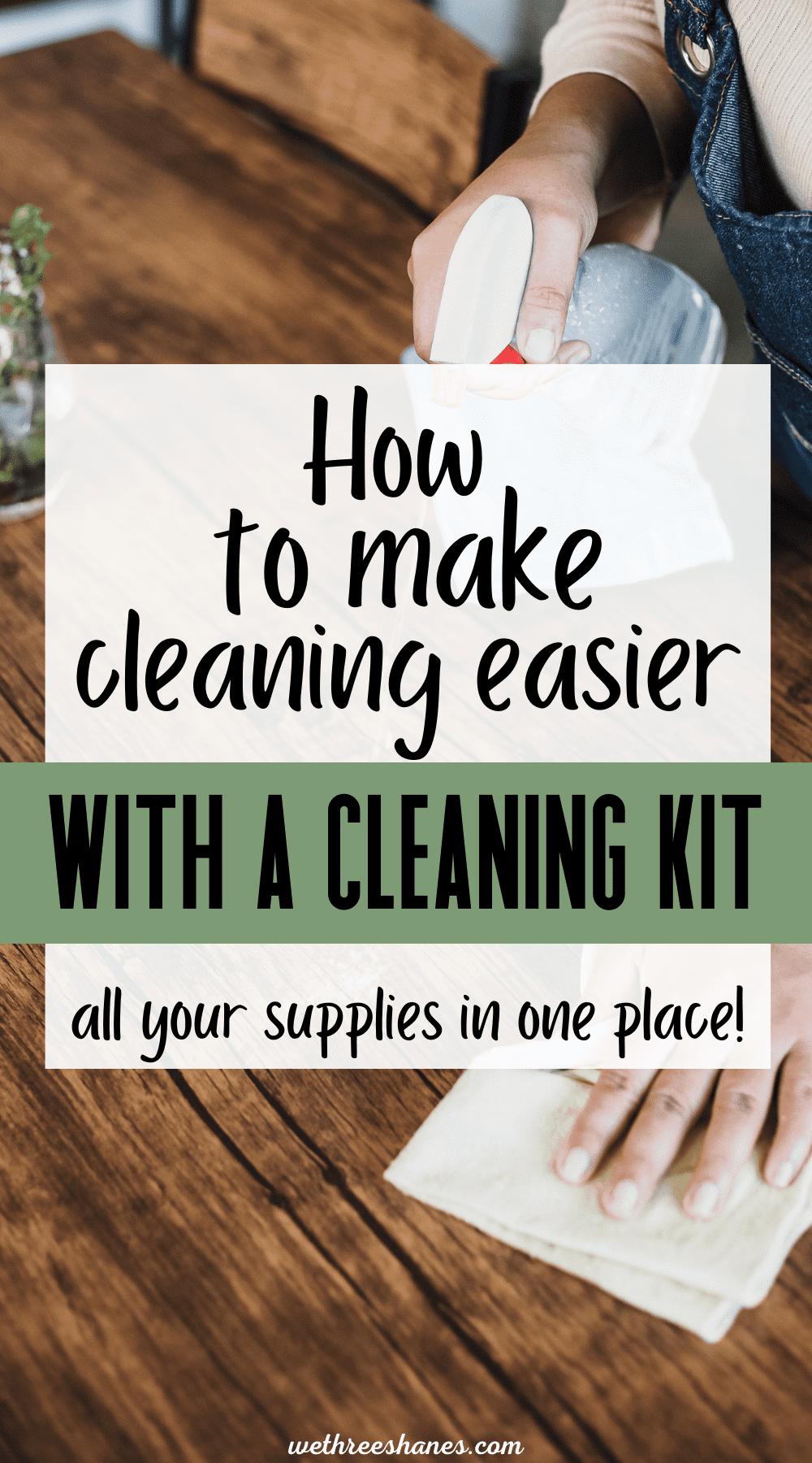 How to Make a Custom Cleaning Kit | We Three Shanes