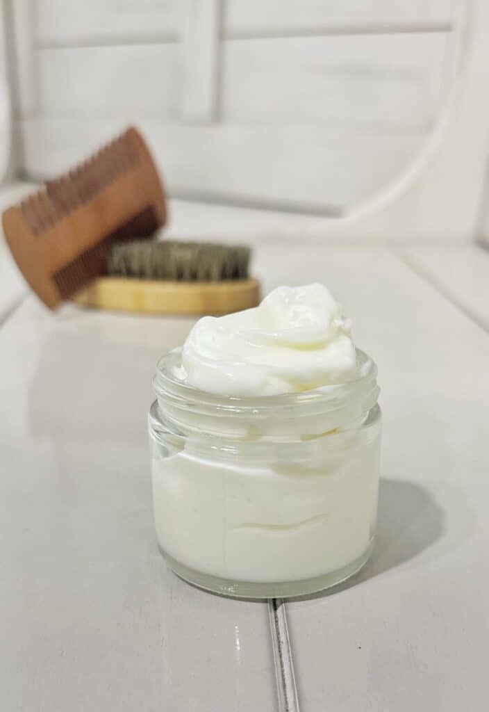 Easy DIY All Natural Whipped Beard Butter Recipe | We Three Shanes
