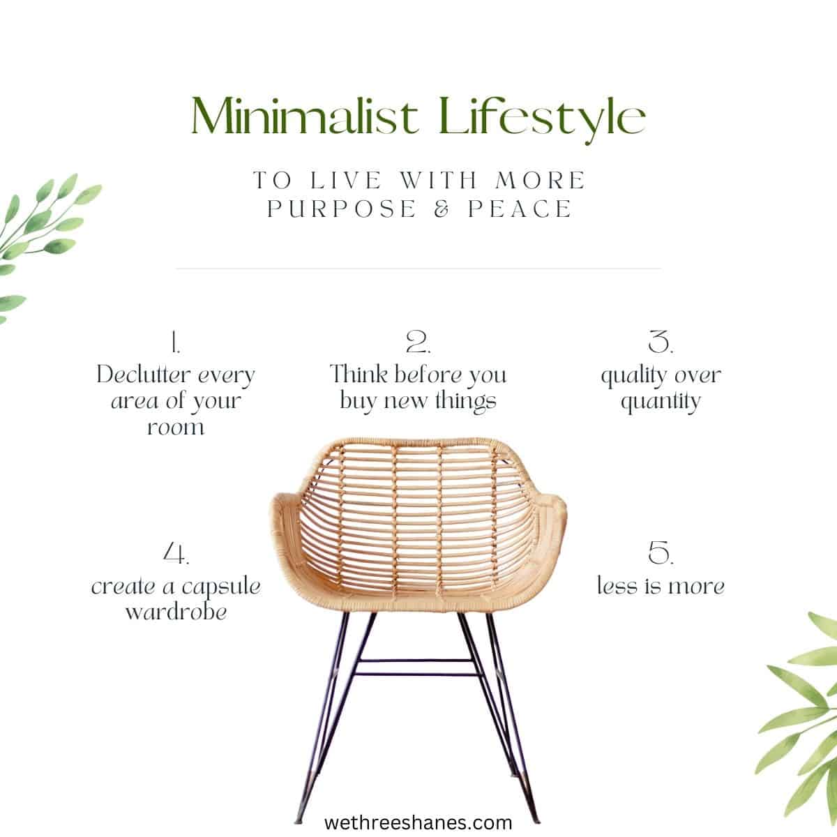 Simple Living vs Minimalism What's the Difference? | We Three Shanes