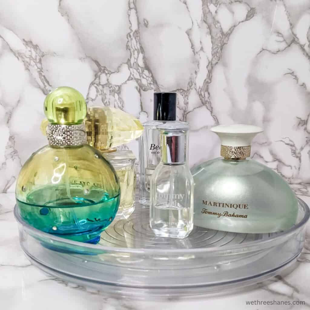 Beautiful Ways to Organize Your Perfume Collection | We Three Shanes