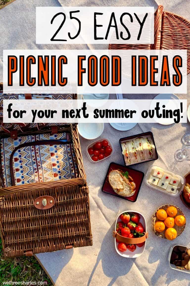 25 Easy Picnic Food Ideas | We Three Shanes